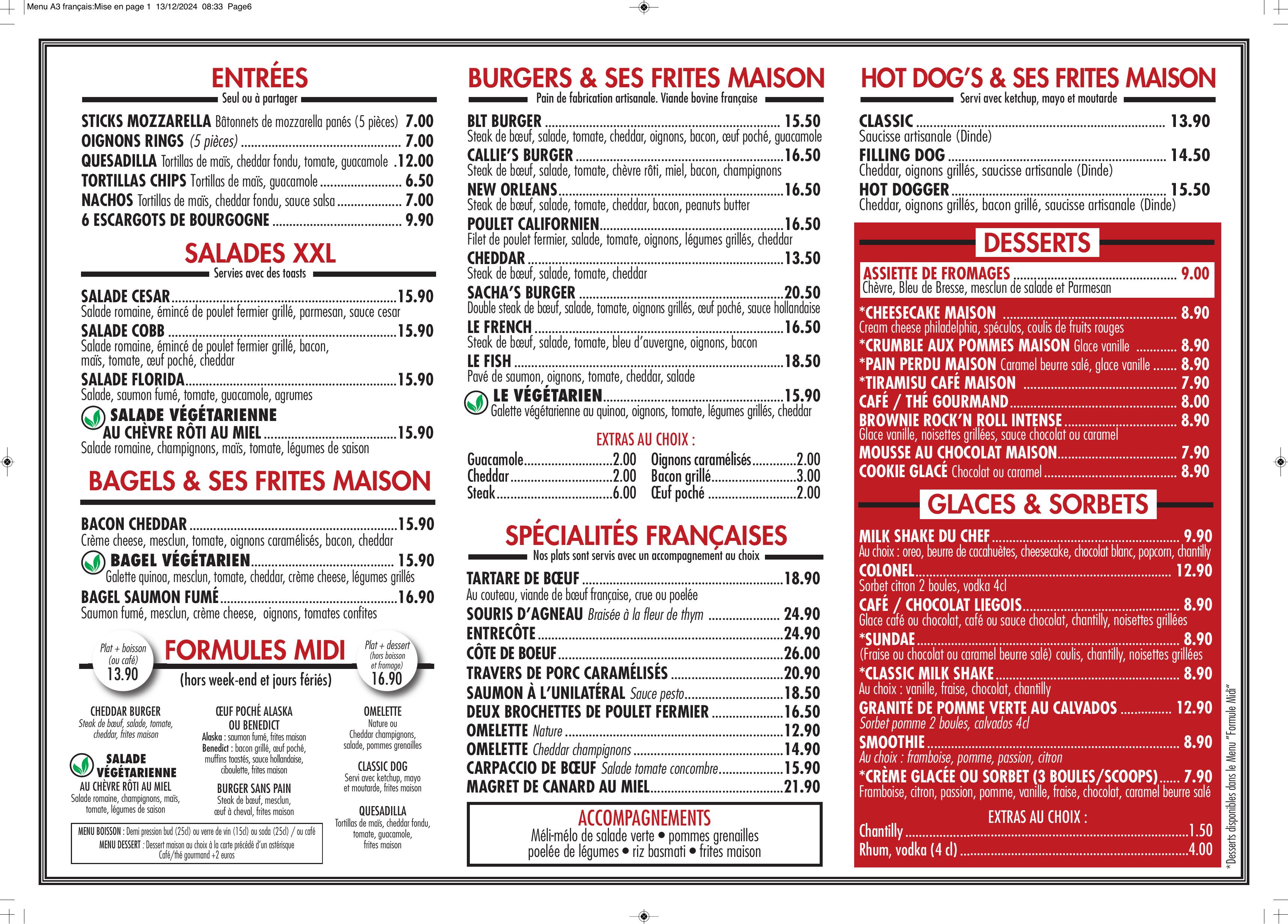 Burger à Paris | LeFilRougeCafé | Restaurant américain - République